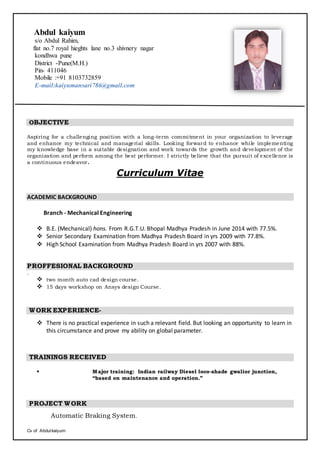 ABDUL KAIYUM(_resume) pune | DOCX