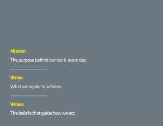RS Mission Vision Values Guide | PDF