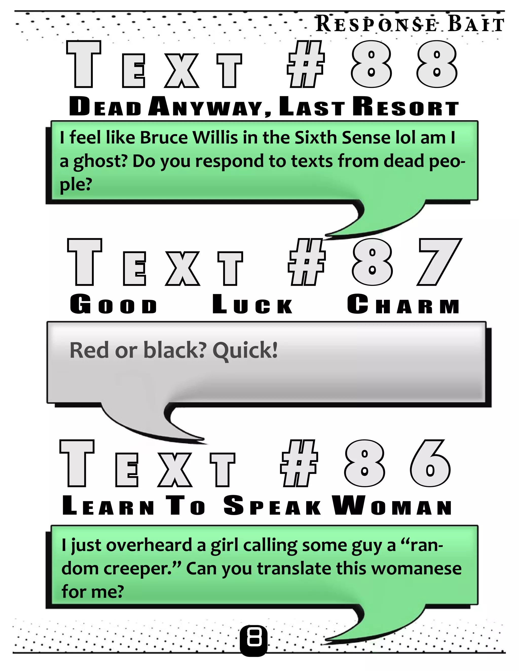 I Like You Text Messages To A Girl