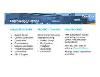 Comba NA Enterprise Full PPT KG | PPT