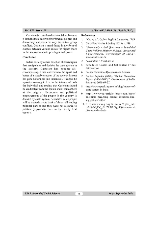 99 castism in india | PDF