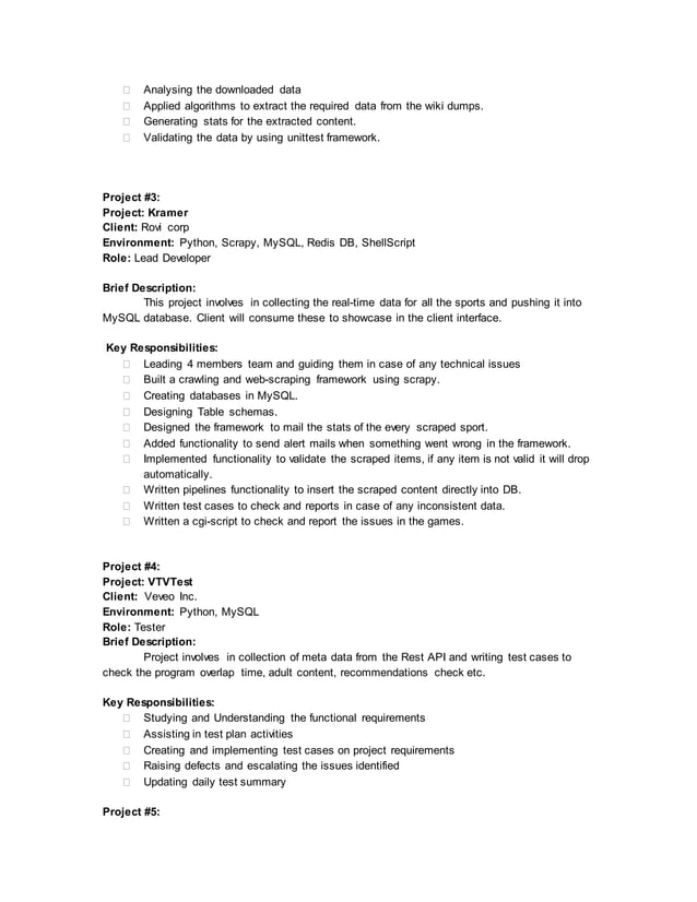 sudheer_resume | DOCX | Web Design and HTML | Internet