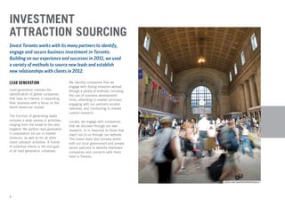 Invest Toronto 2012 Annual Report With Financials_Final | PPT
