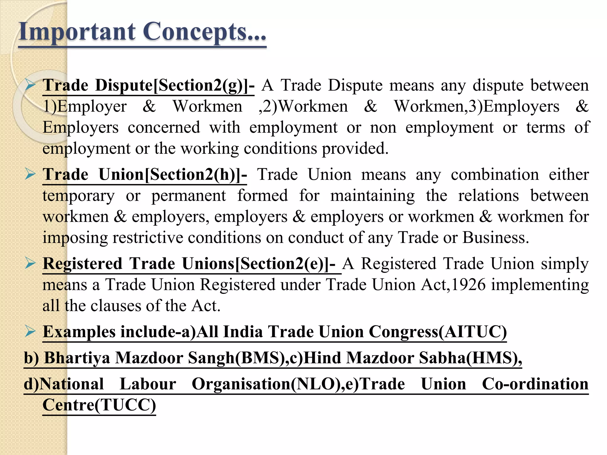 Trade Union Act,1926 | PPTX