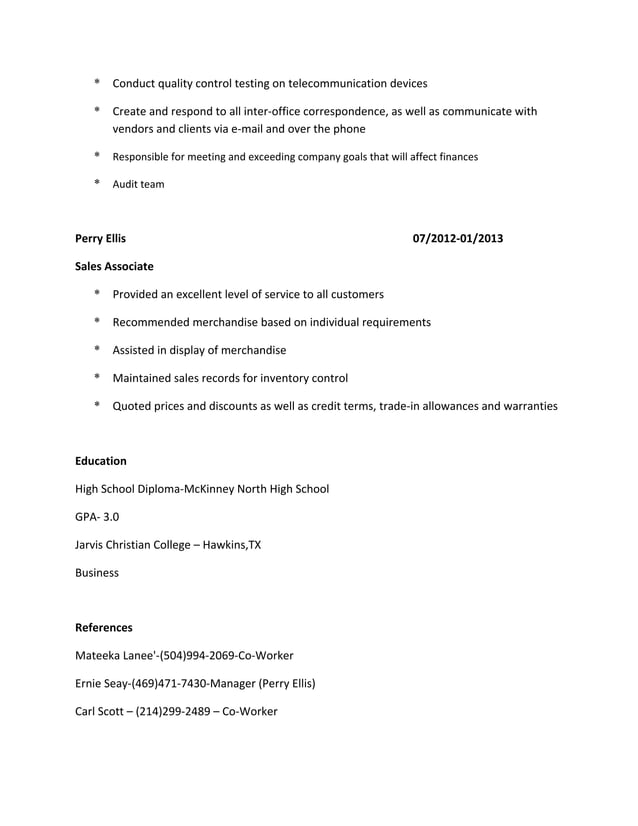 Briana M Quinn Resume' | PDF