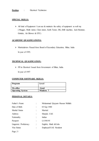 Ayaz CV | DOCX