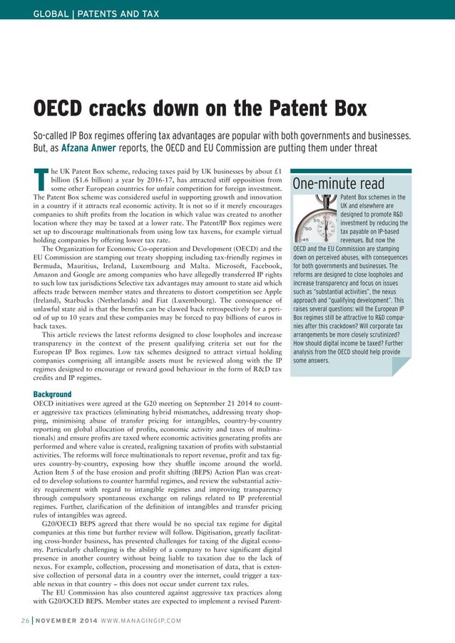 OCED PAPER NOV 2014 | PDF