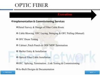 Fiber Network Deployment | PPTX