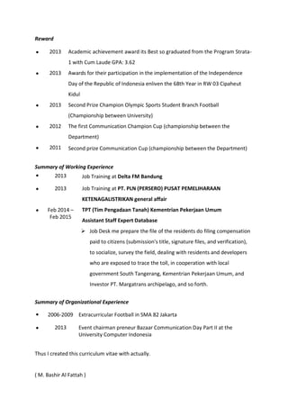 Cv_Alfa English | PDF