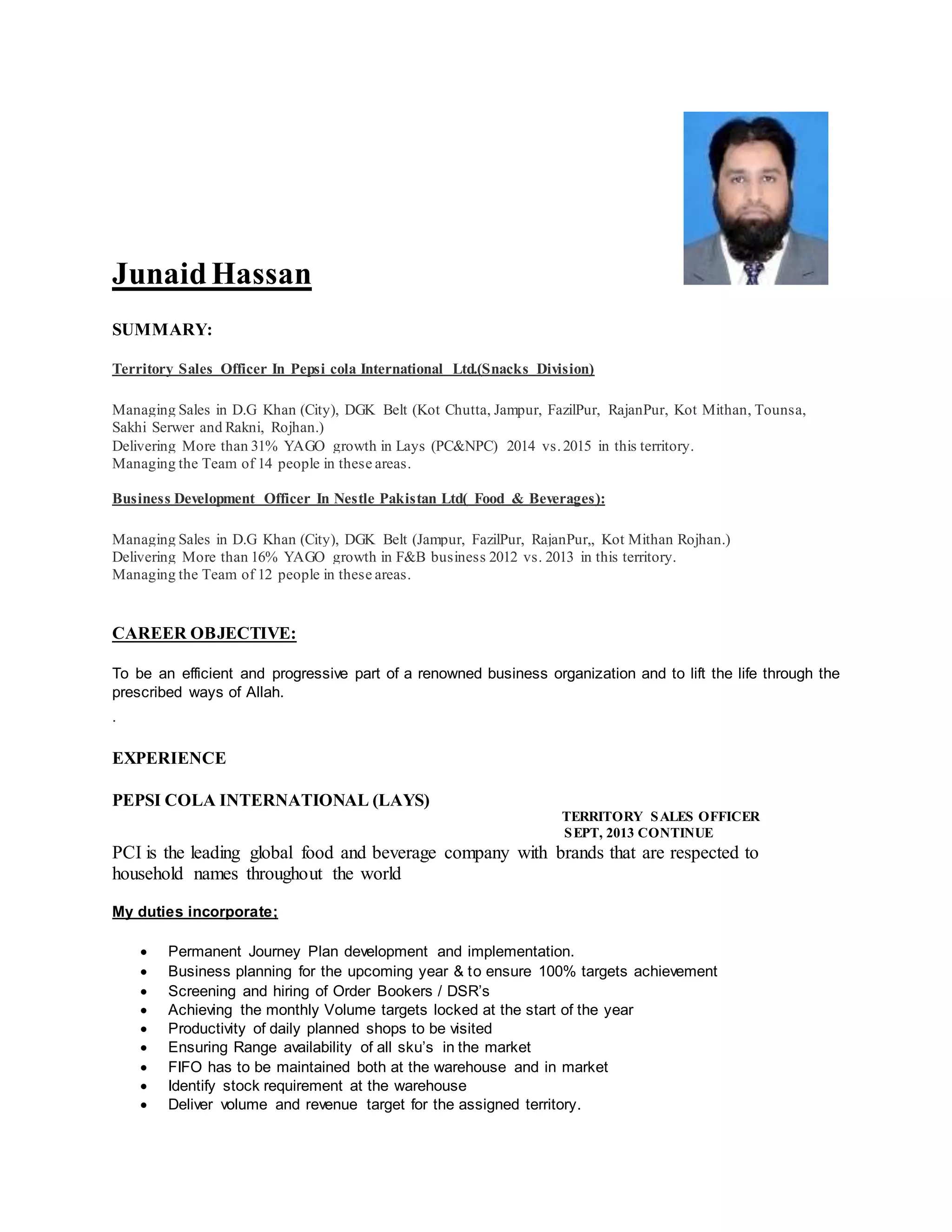 Junaid Hassan CV | DOCX