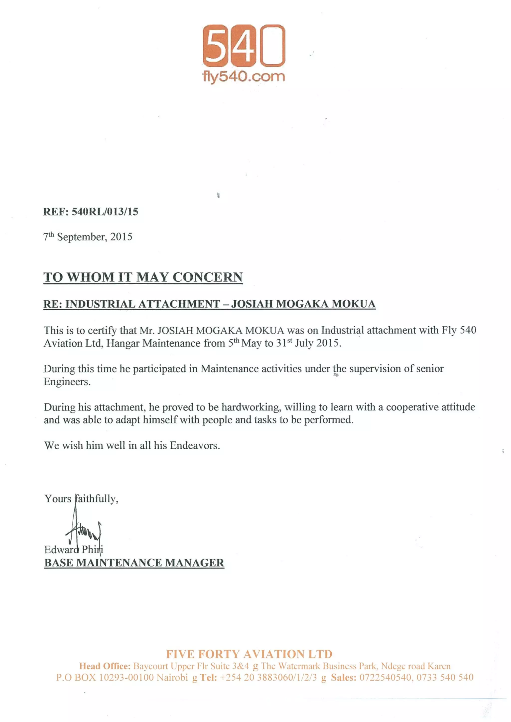 Fly 540 recommendation | PDF