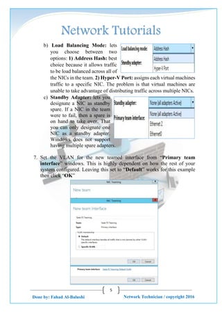 3- NIC Teaming | PDF
