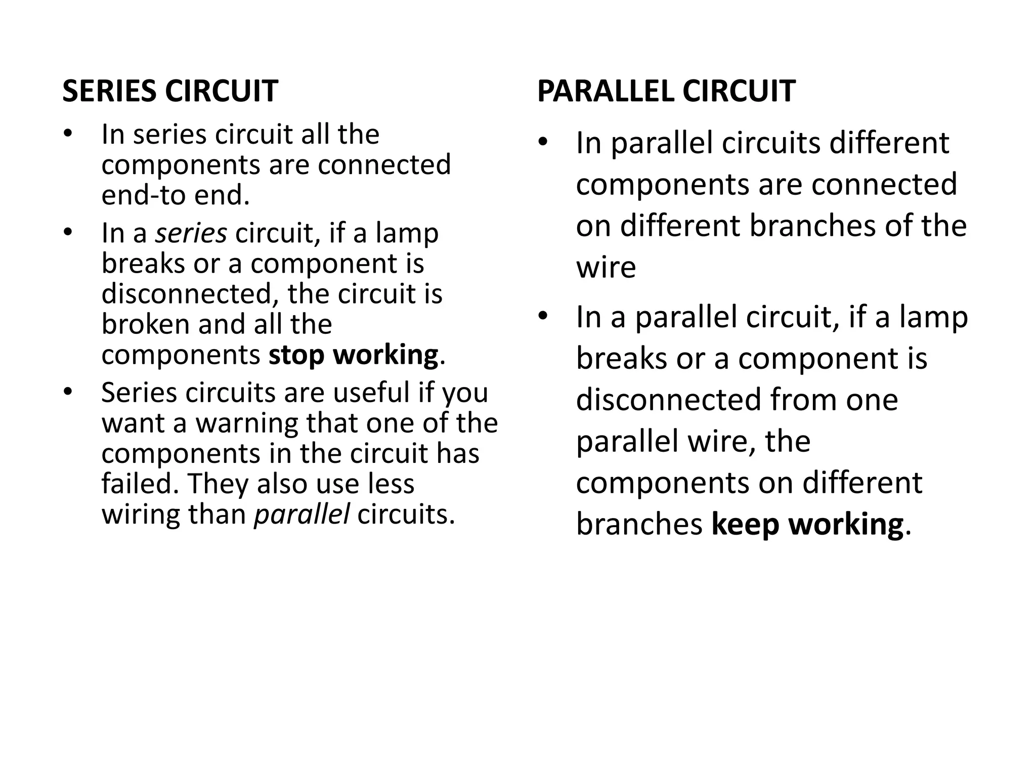 LOWER SECONDARY SCIENCE_ ELECTRICITY_PARALLEL | PPTX