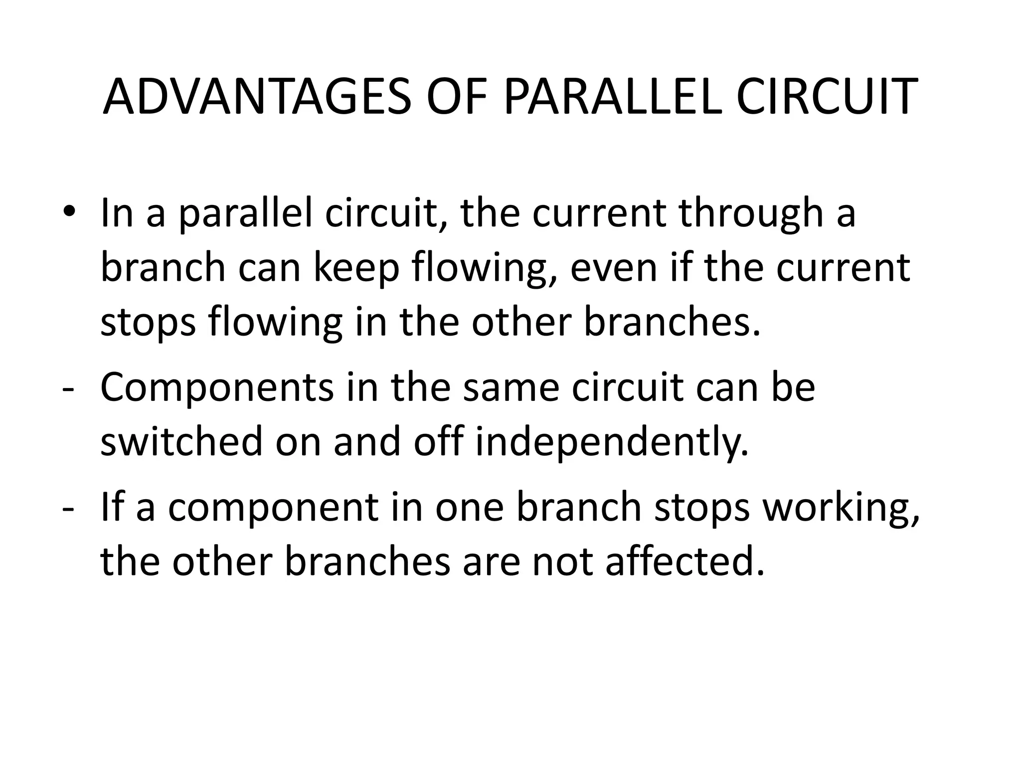 LOWER SECONDARY SCIENCE_ ELECTRICITY_PARALLEL | PPTX