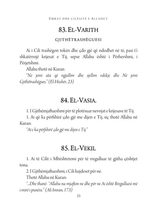 99 emrat e bukur te Allahut | PDF
