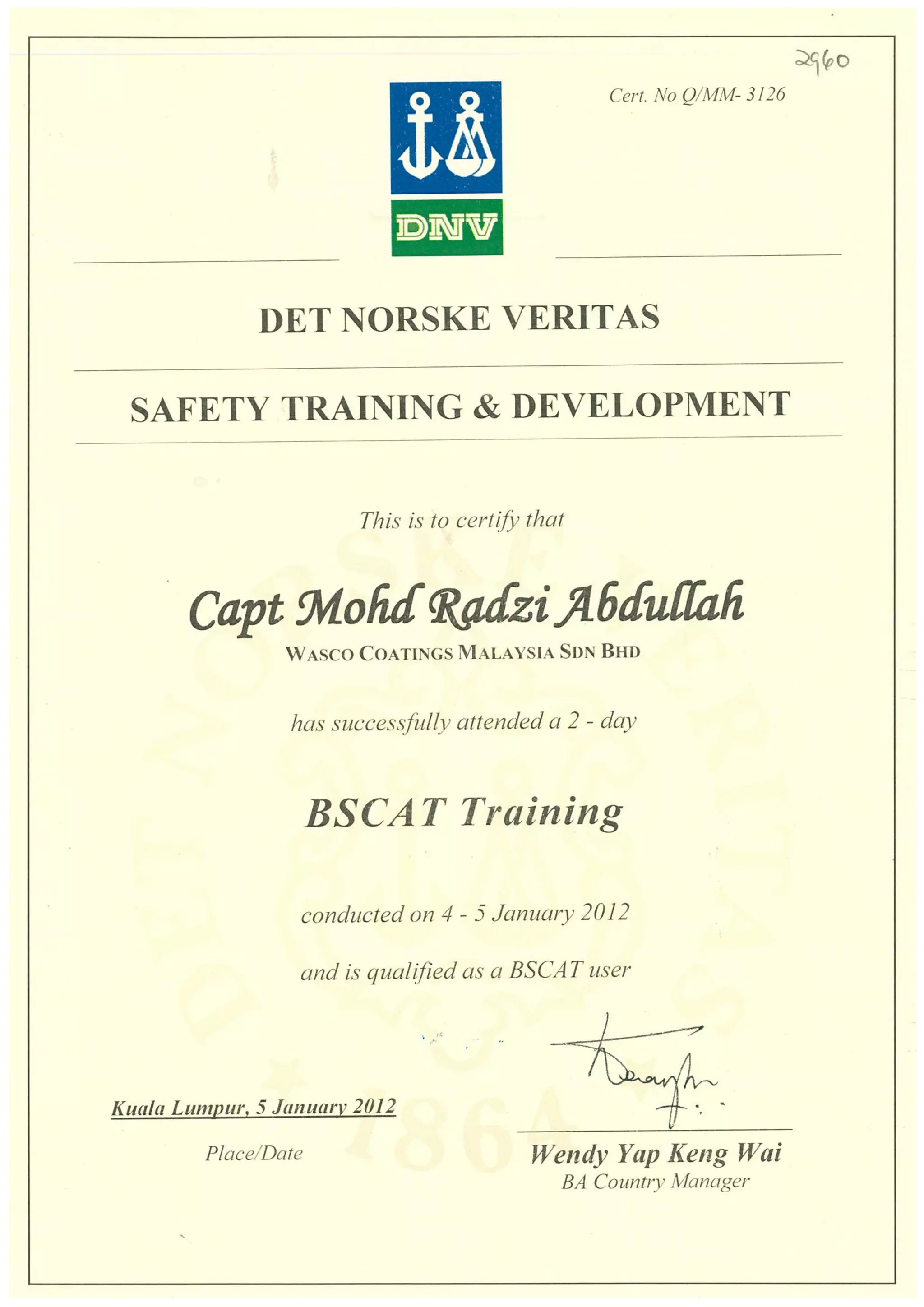 BSCAT Training | PDF