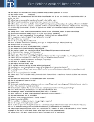 99 Interview Questions | PDF