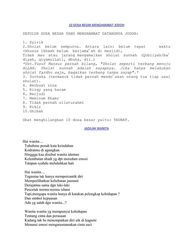 99 langkah menuju kesempurnaan iman | DOCX