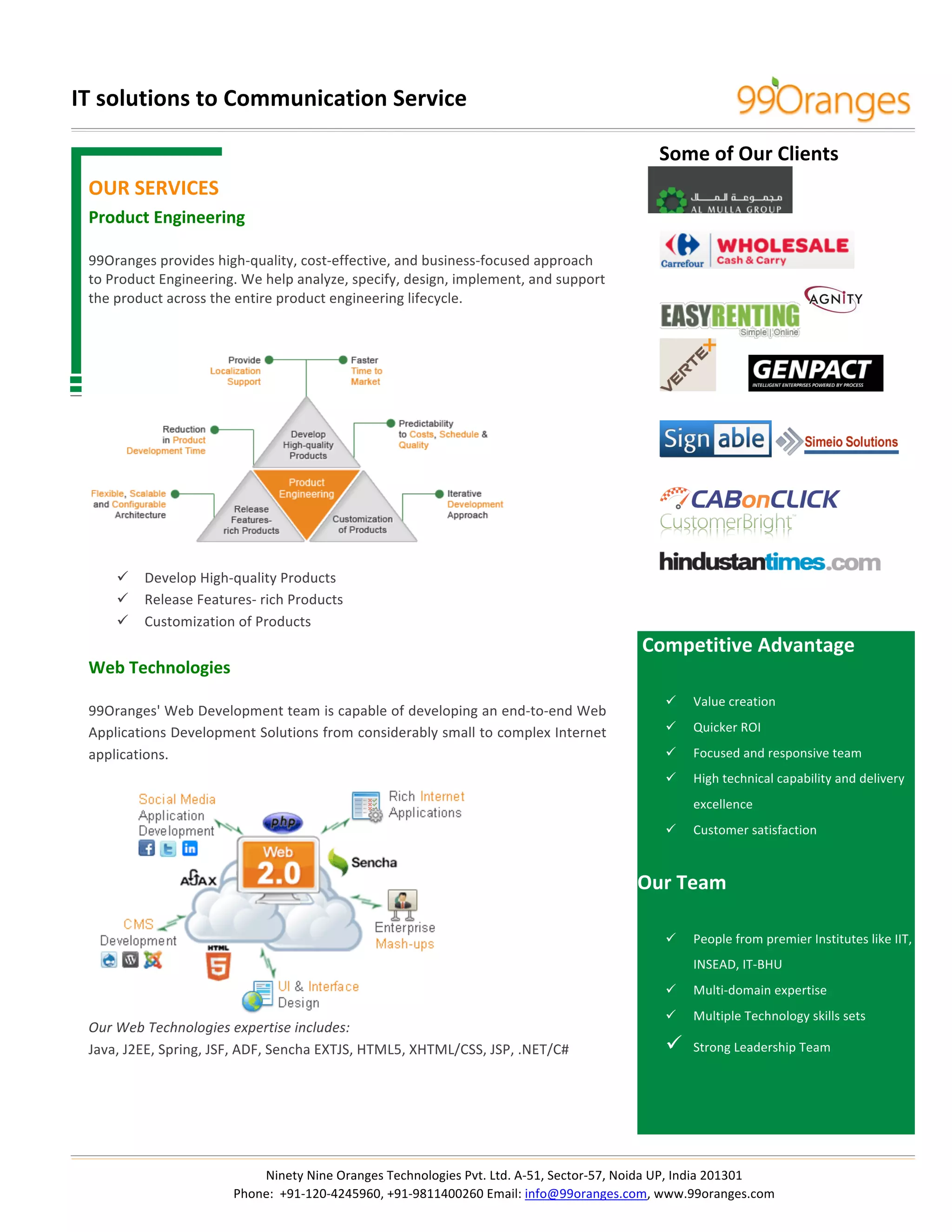 99 oranges company profile | PDF