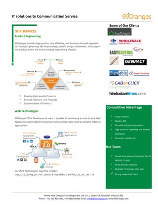 99 oranges company profile | PDF