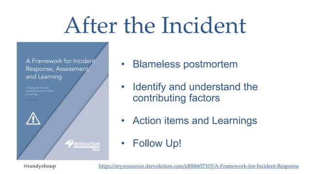 Anatomy of Three Incidents -- Commonalities and Lessons | PPTX