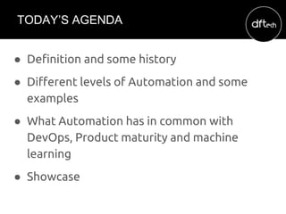 A brief history of automation in Software Engineering | PPTX