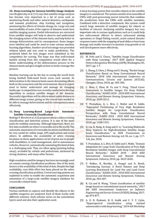 Satellite Image Classification with Deep Learning Survey | PDF