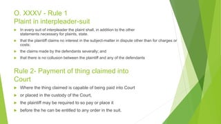 Interpleader suit | PPTX