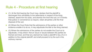 Interpleader suit | PPTX