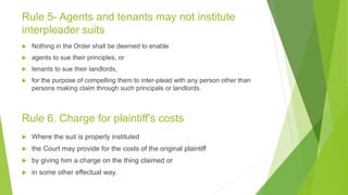 Interpleader suit | PPTX