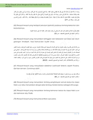 99 Usul Kenali Hadith Dhaif Dan Palsu | DOC