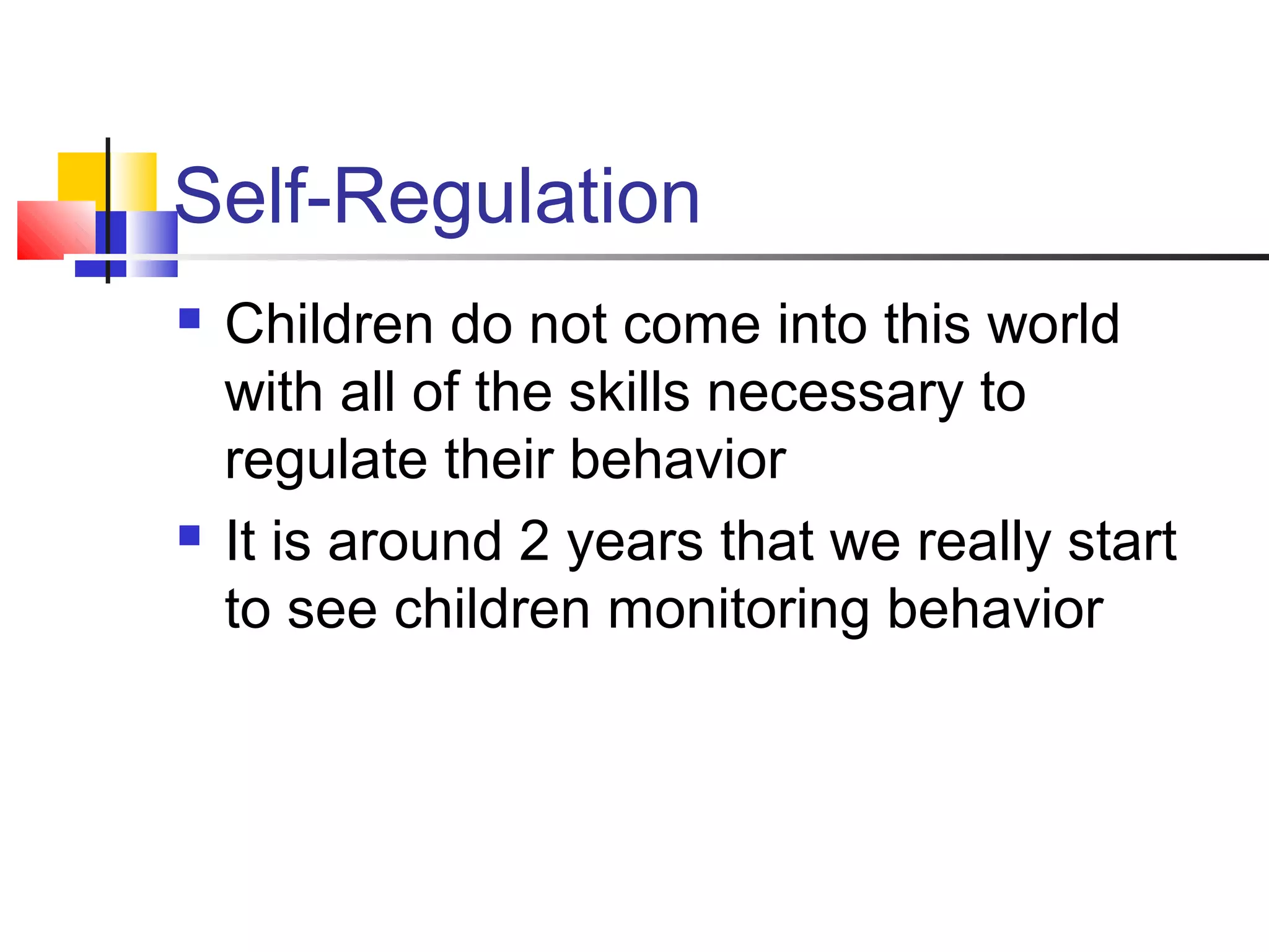 Emotion and self regulation | PPT