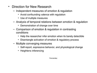 Emotion and self regulation | PPT