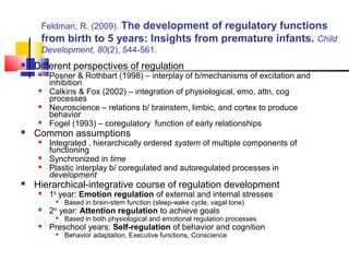 Emotion and self regulation | PPT