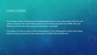 Lauri Roine - New directions in bibliographic control - BOBCATSSS 2017 ...