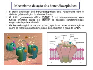 Aula de Farmacologia sobre Fármacos Ansiolíticos | PPT