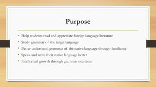 Grammar Translation Method power point hehe | PPT