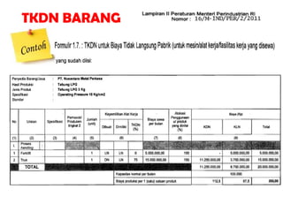 PROSES Perhitungan TKDN BARANG + PRAKTEK_Pelatihan/BimTek *PTK 007 Rev ...
