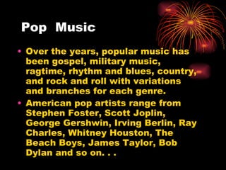 9 A. Pop And Rock Music | PPT