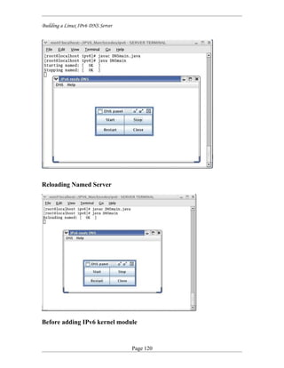 Screen Shots of Building IPv6 DNS Server (Screen shots) | PDF