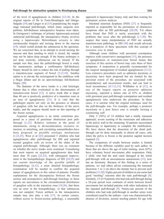 Redo Pull-Through in Hirschsprung Disease Article | PDF