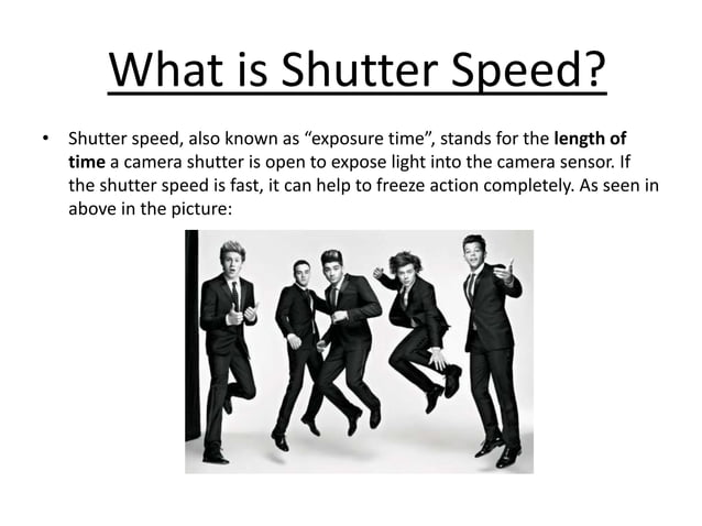 Shutter Speed | PPT