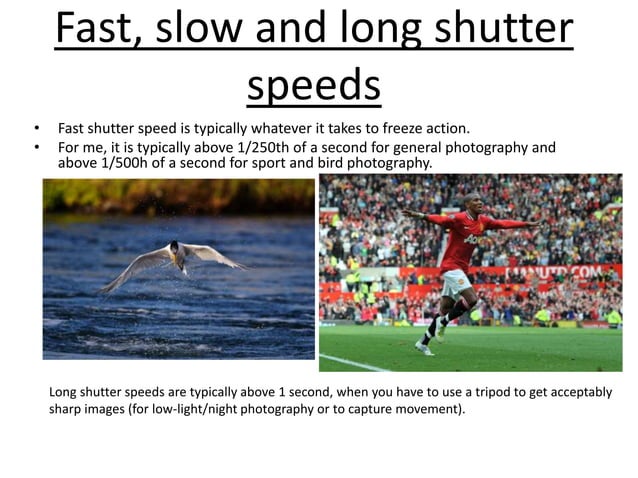 Shutter Speed | PPT