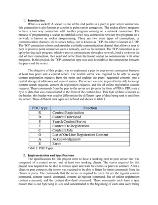 p2p project report | PDF | Web Development | Internet