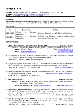 Naveen_Nair_CV | PDF