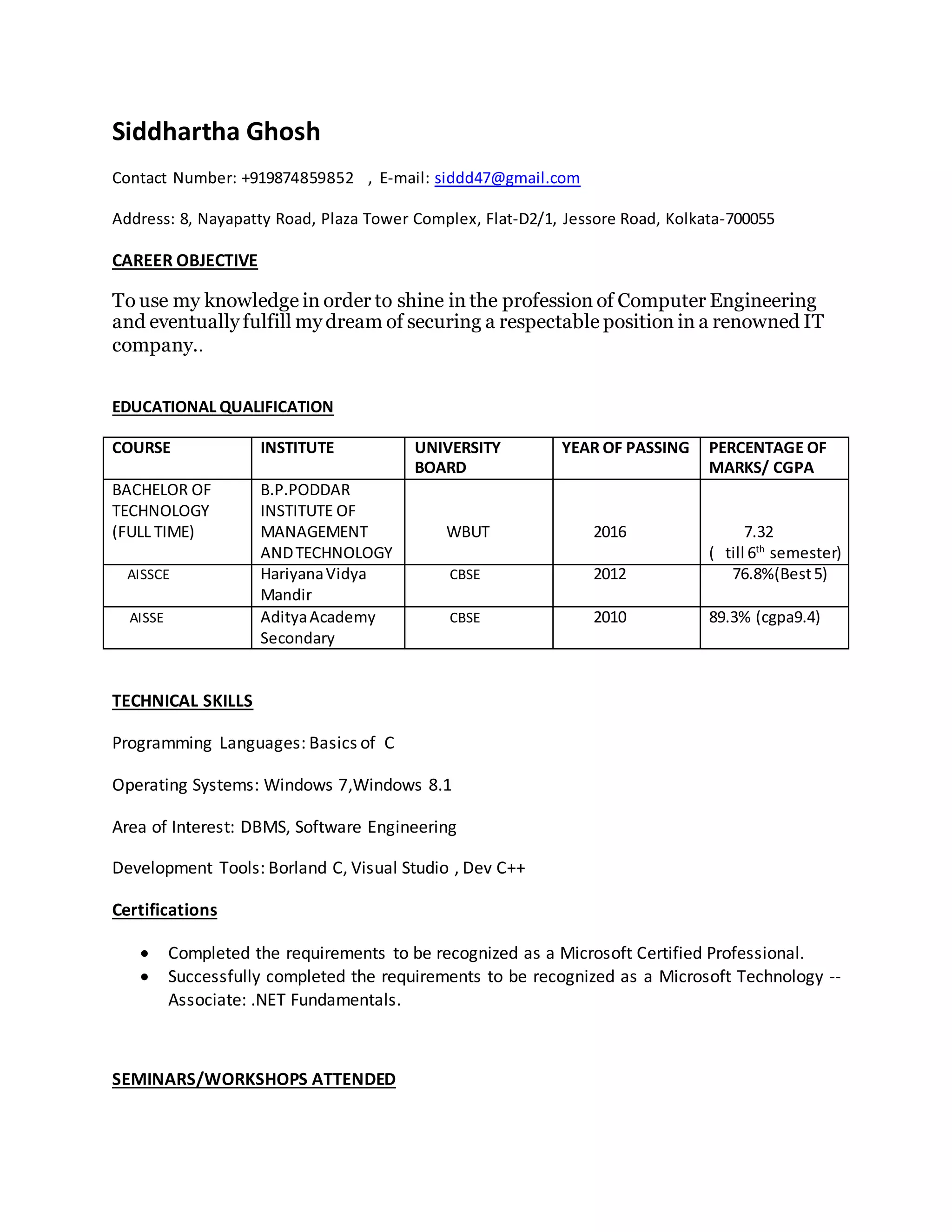 Siddhartha Ghosh | PDF