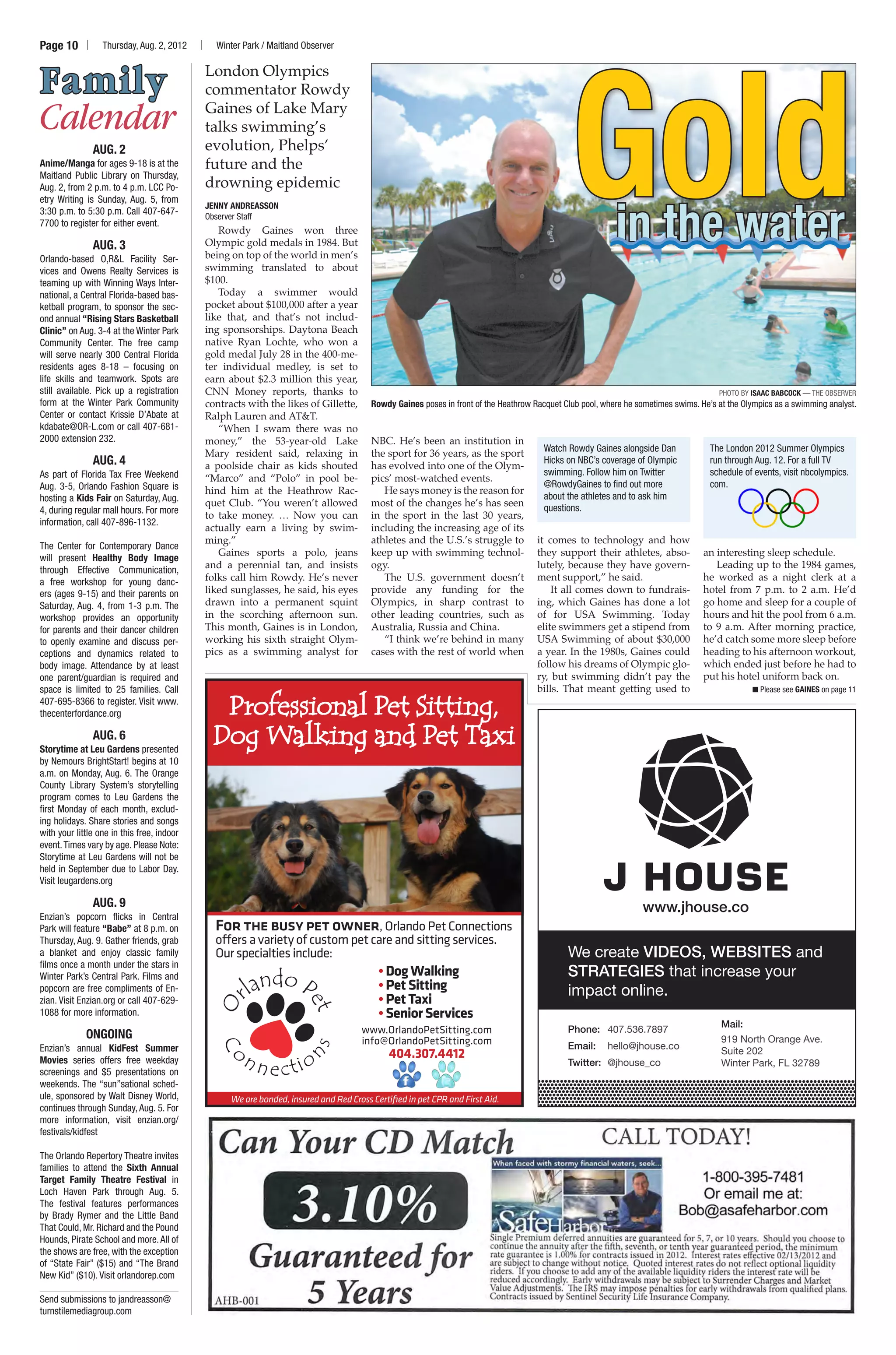 Rowdy Gaines article | PDF