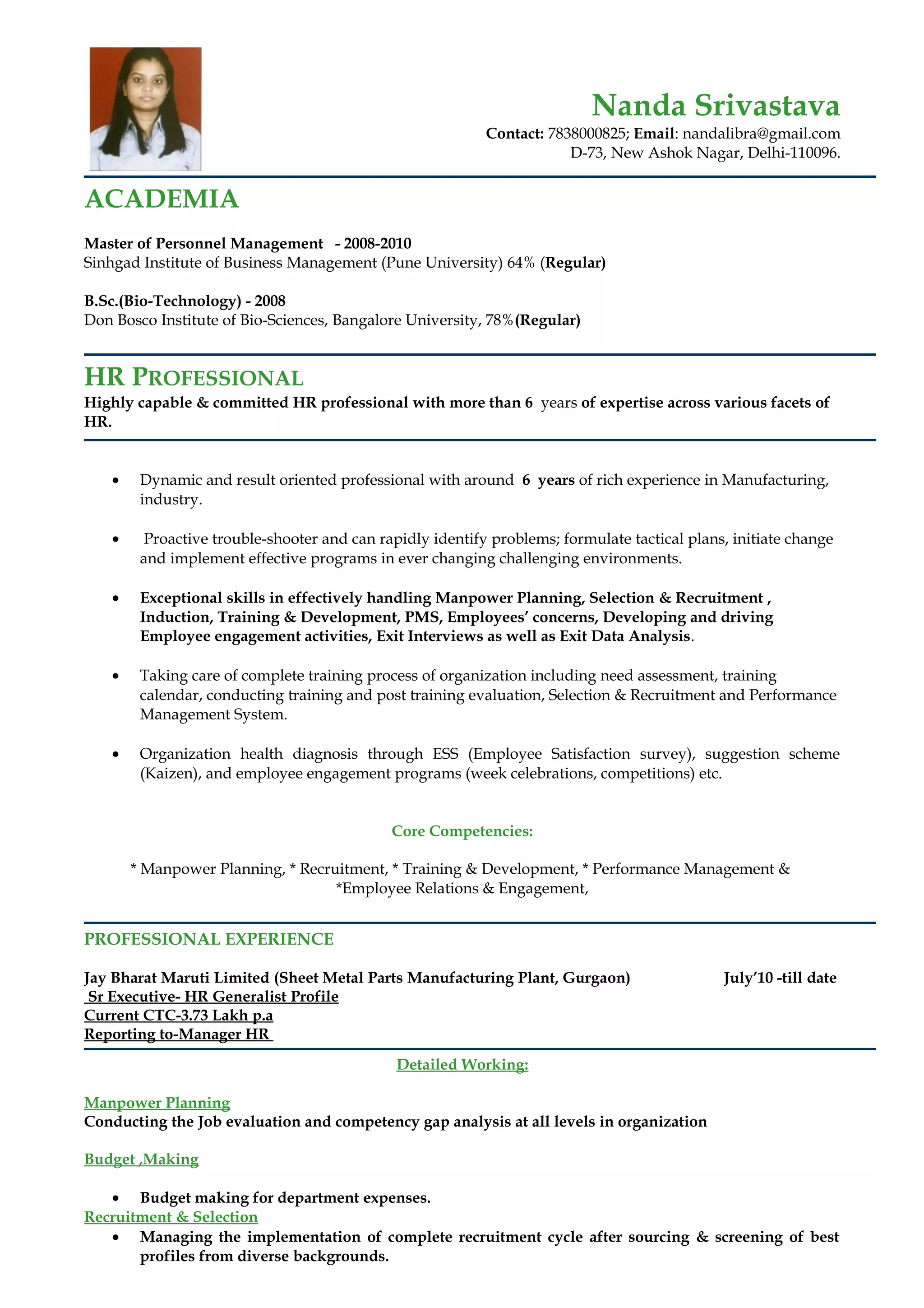 Nanda Srivastava | DOC | Human Resources | Business