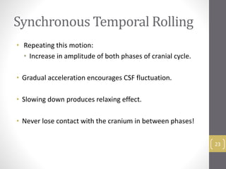 Craniosacral Inservice | PPTX