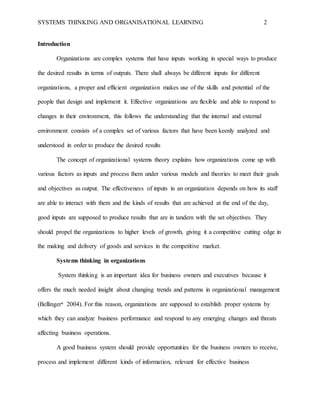 system thinking. | PDF